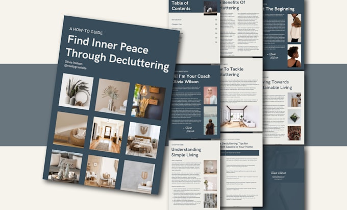 Create pdf lead magnet, ebook, workbook, worksheet, report, or brochure ...