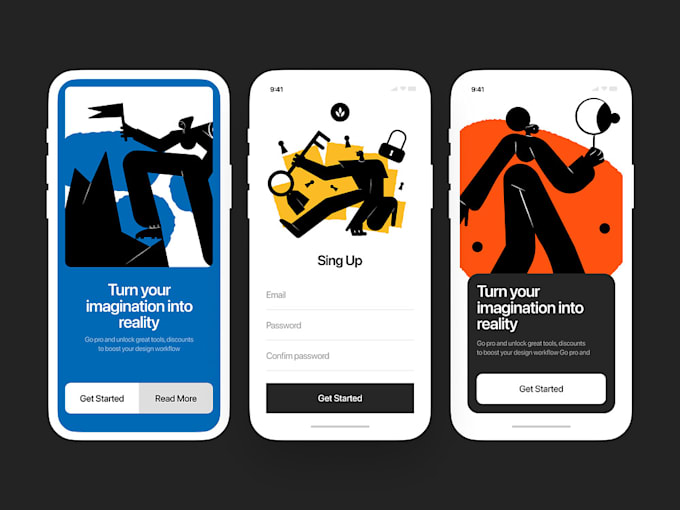 Be your flutter app front end developer using mobile app ui ux design by M_saad3 | Fiverr