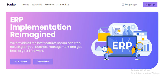 Develop your agency portfolio website in react js by Amnayounuss | Fiverr