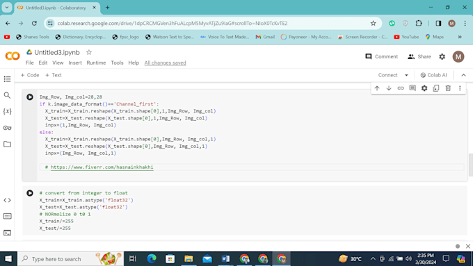 Do supervised machine and deep learning project using python by ...