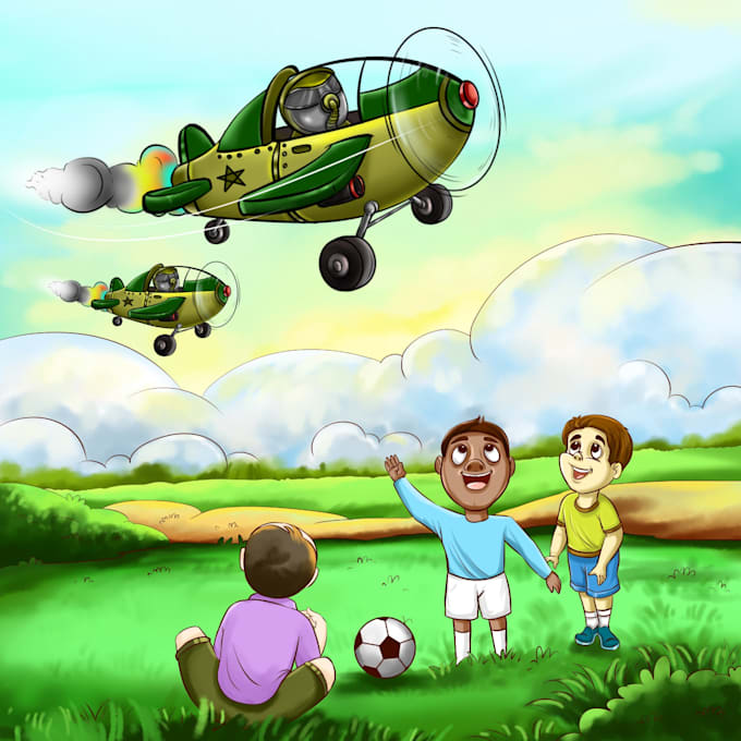 Draw your children story book illustration by Art_o_graphy | Fiverr