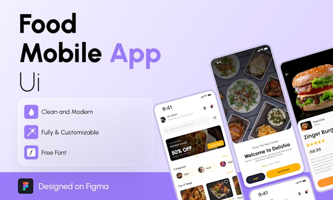 Design any ui ux design, mobile app or website ui ux design by ...