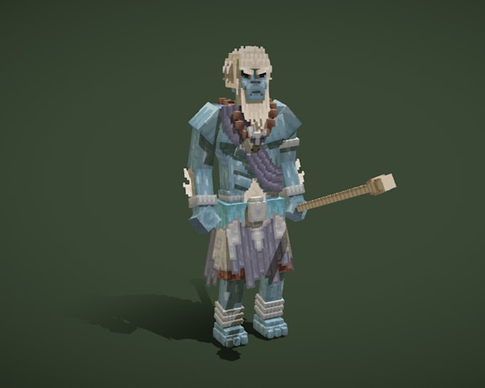 Make blockbench 3d models for yours minecraft server by Slatt_models | Fiverr