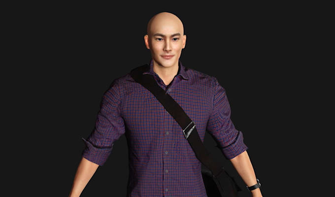 Build Blender Realistic 3d Human Character Nft To 3dmodel 2dimage To 3d Rig3d By Mfwneverd