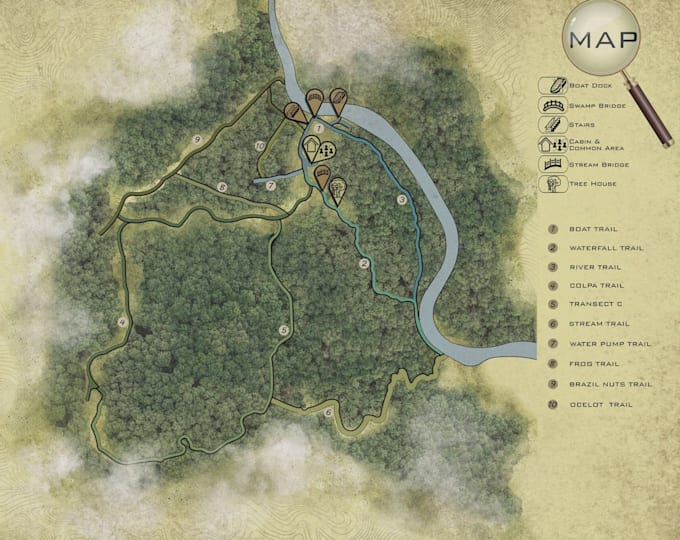 Design facility map, holiday village map, resort map by Azerozgr | Fiverr