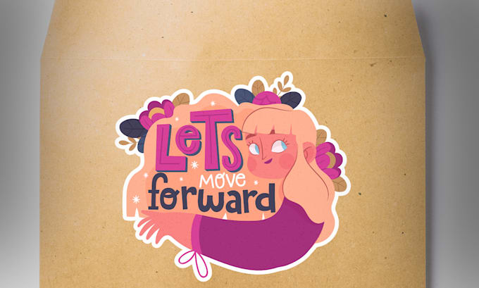 Do custom and attractive sticker design in 1 hour by Printovation | Fiverr