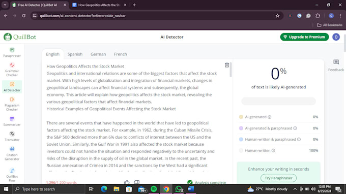 Proofread, edit and rewrite articles of 1000 words fast by Baade002 ... Proofread, edit and rewrite articles of 1000 words fast by Baade002 ...