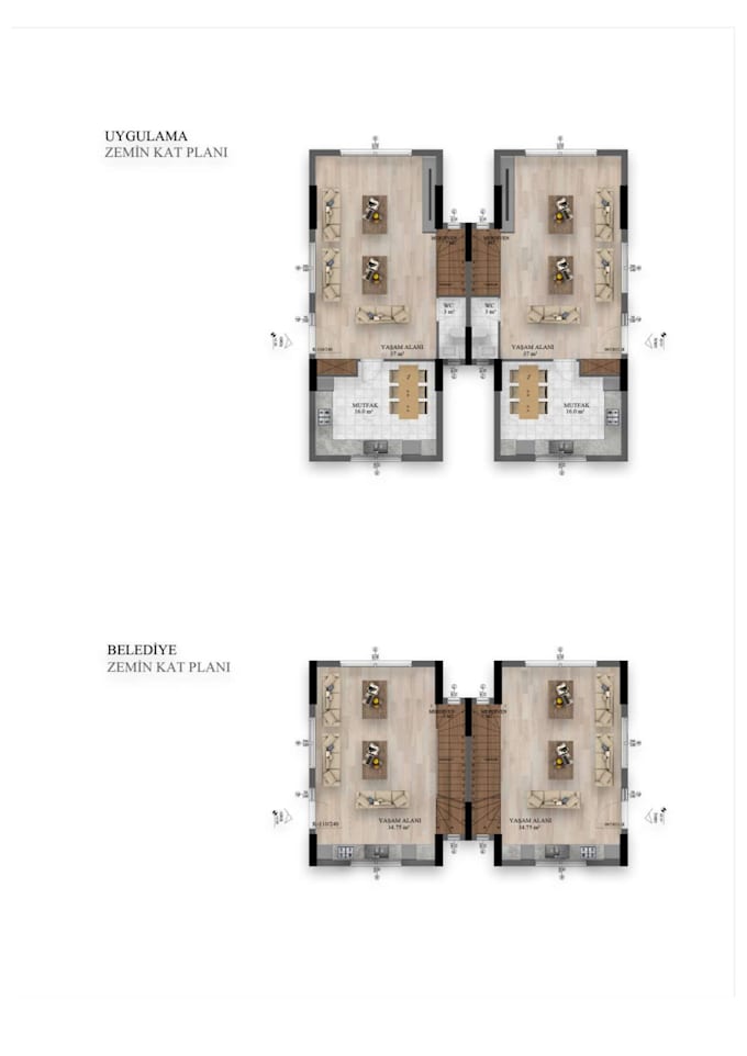 Design a realistic colorfull 2d architectural floor plans by ...