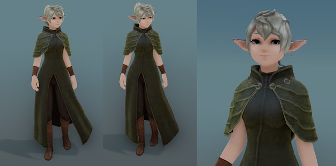 Create custom vrc vrchat avatar, vrc avatar, 3d vtuber model, furry ...