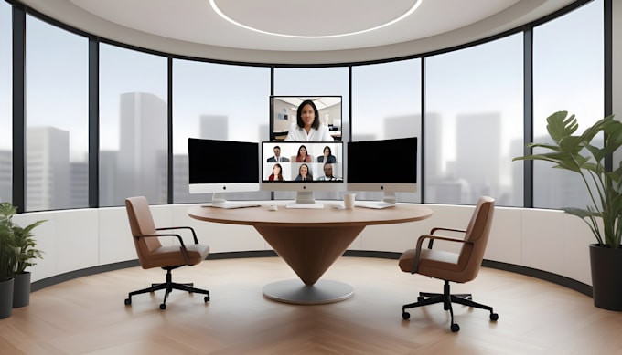 Prepare custom zoom backgrounds with your logo by Hamidraza7865 | Fiverr