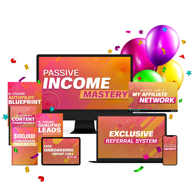 Design a digital product mockup and ecover bundles by Rafzviloria | Fiverr