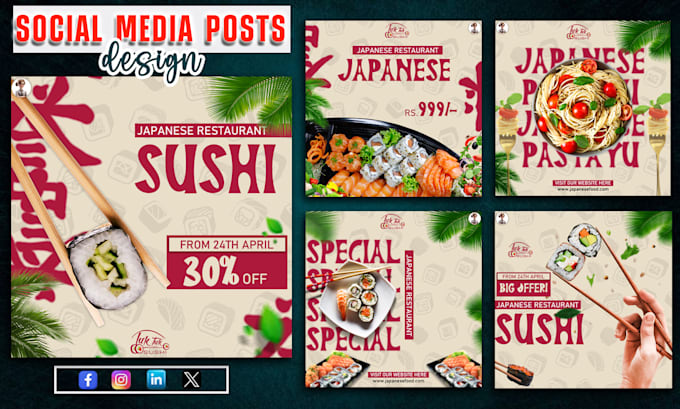 Design functional social media posts and ads by Mariaasma786 | Fiverr