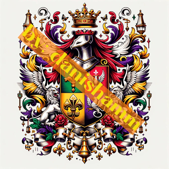 Create your unique family crest by Danishamm | Fiverr