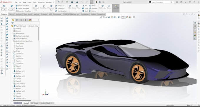 Design 3d model using solidworks by Ayushkumar800 | Fiverr