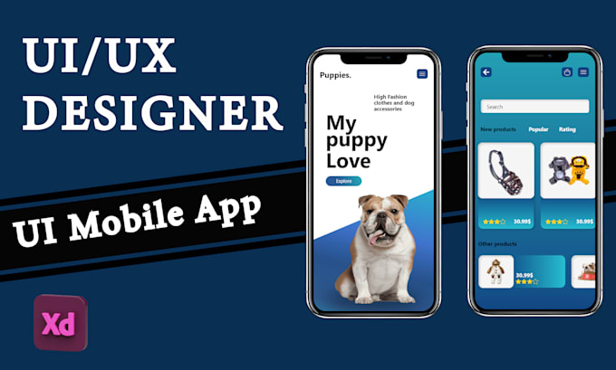 Design a stunning, modren and unique mobile app ui ux by Zohaibraza643 ...