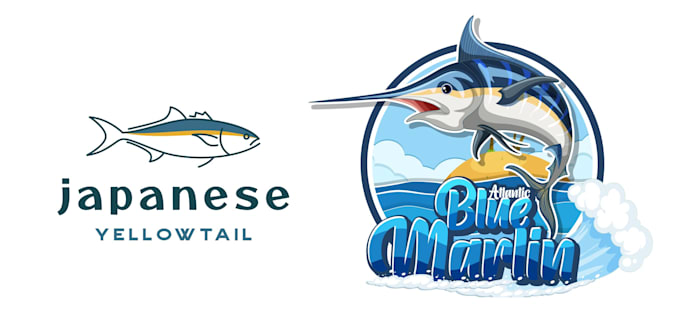 Do 2d fishing logo by Gary_fisher5 | Fiverr