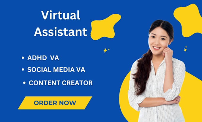 Adhd creative virtual assistant social media va adhd va by Comicsgrace | Fiverr