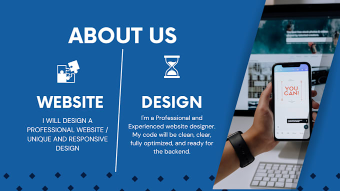 Do modern website design in html css and javascript by Mahdin_profile ...