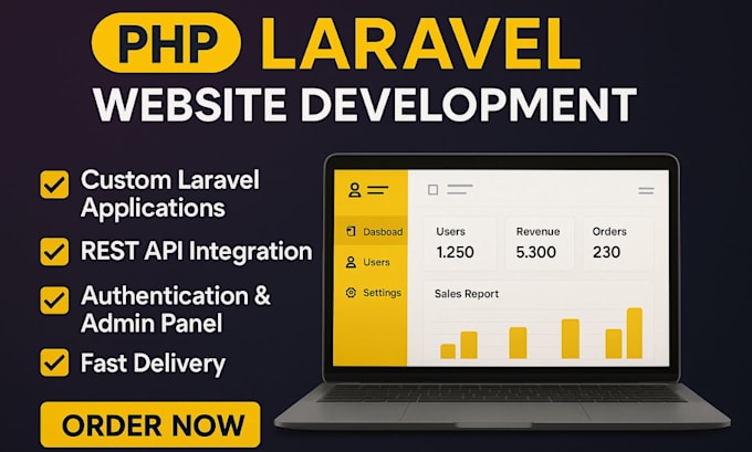 Develop and fix custom php laravel websites and web apps by Younas ...
