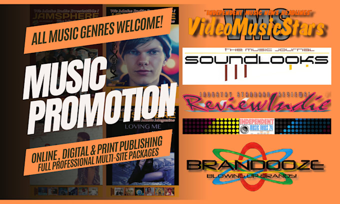 Feature your music in the jamsphere magazine packages by Jamspherepromo | Fiverr