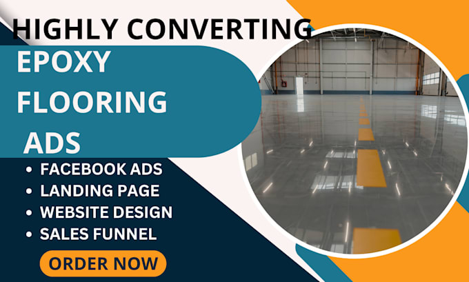 Generate exclusive epoxy flooring leads via epoxy landing page funnel ...