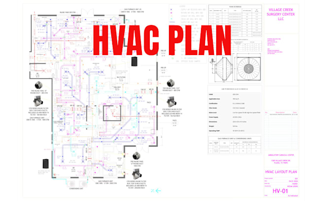 Design hvac, plumbing and electrical plans by Adnan10593 | Fiverr