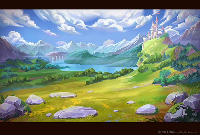 Create a background and environment concept art for you by Nikapaint ...