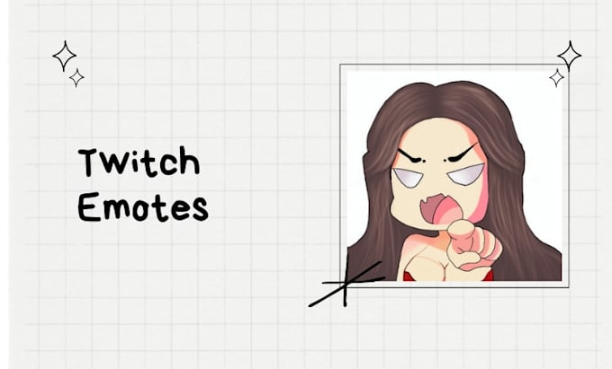 Design cute chibi emotes for twitch by Mslexia | Fiverr
