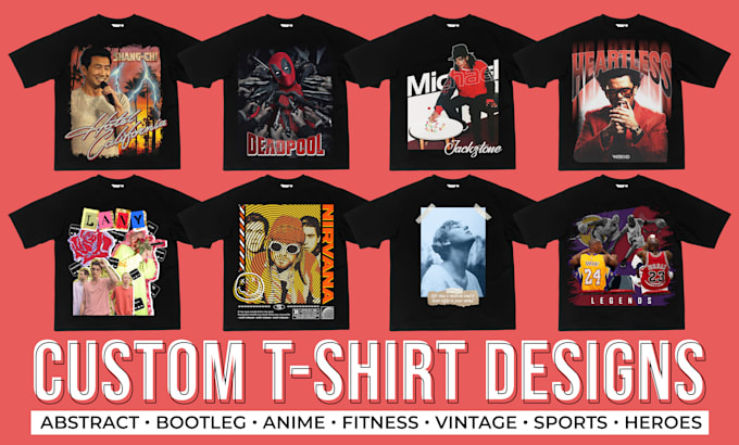 Design custom shirt designs by Raymartmari | Fiverr
