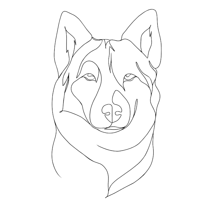 Draw illustration with continuous line art 24 hours by Nuraeni13 | Fiverr