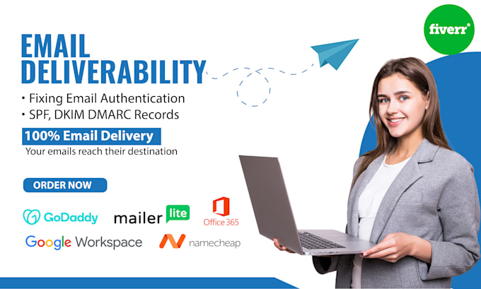 Setup mx, spf, dmarc, dkim, to improve email deliverability by Syspertsco | Fiverr