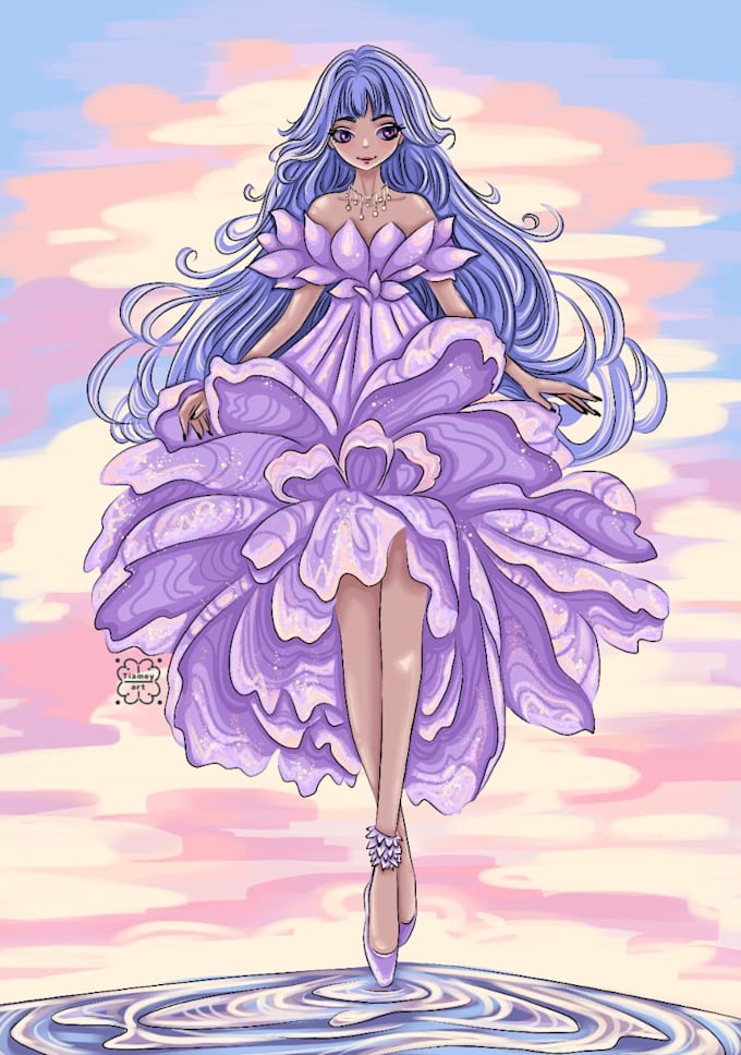 Draw an avatar, character for pfp or dnd oc in anime style by Tiamey ...