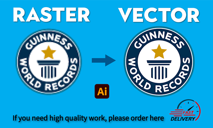 Recreate, redraw, resize ,vector trace, edit logo perfectly by Emanfatima383 | Fiverr