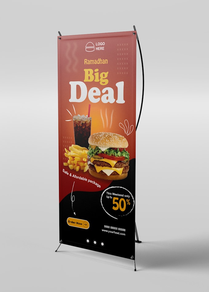 Design catchy visual for your business in social media, banner, flyer ...