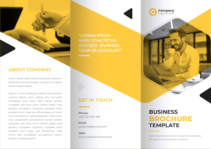Create trifold brochure, logo design for your business by Karanmanwani ...