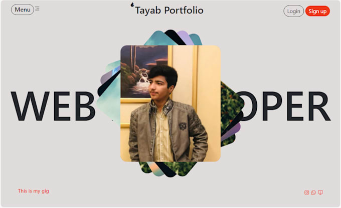 Create Website With Java Script Html Css And Bootstrap By Tayabazr Fiverr