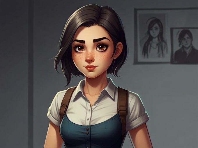 Draw professional 2d character design for your project by Alsaneacou ...