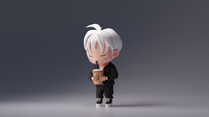 Create a 3d chibi design for you by Somatrius | Fiverr
