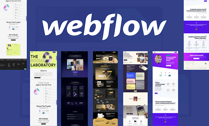 Create, fix and do figma to webflow website design by Hamzafarooq403 | Fiverr