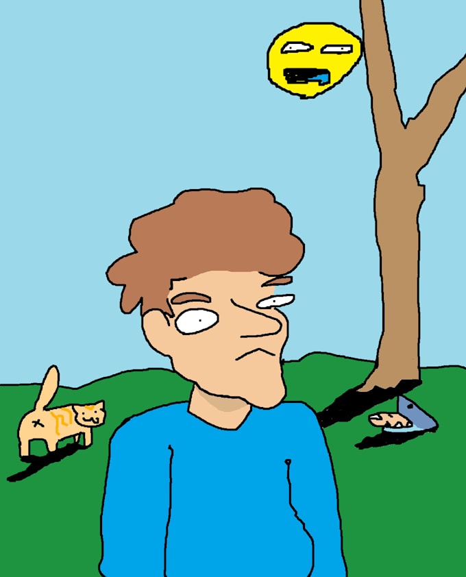 Do a bad drawing of whatever you desire by Joncartoon | Fiverr