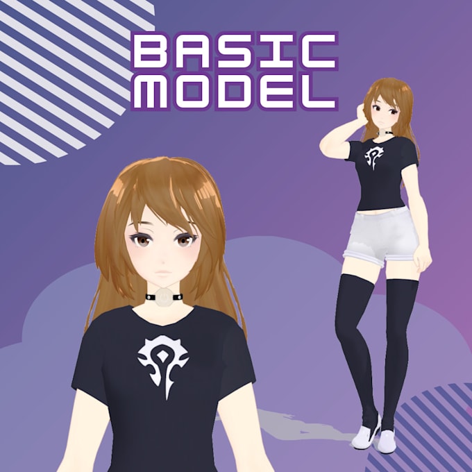 3d model in pmd or vrm format by Jenn_hl | Fiverr