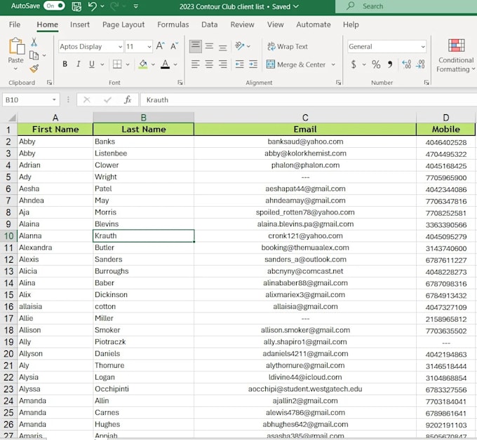 Perform data entry in excel by Rocky82bks | Fiverr