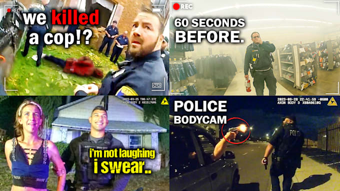 Create police bodycam thumbnails by Haunteddesigns | Fiverr