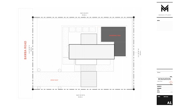 Draw your site plan and plot plan for city permit by Mary_milton | Fiverr