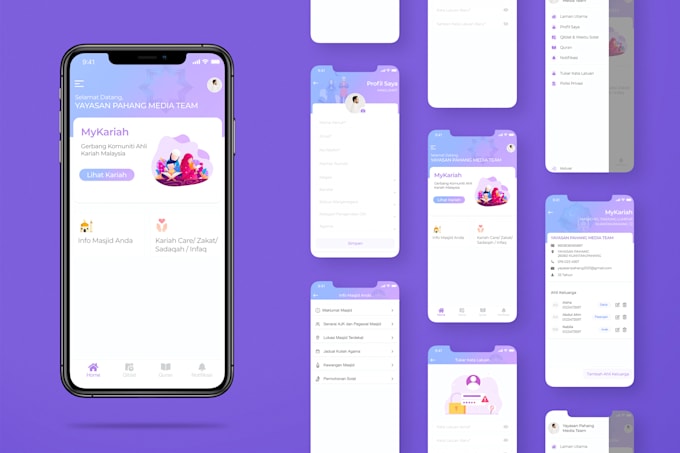 Create mobile app uiux design by Wyinnnn | Fiverr