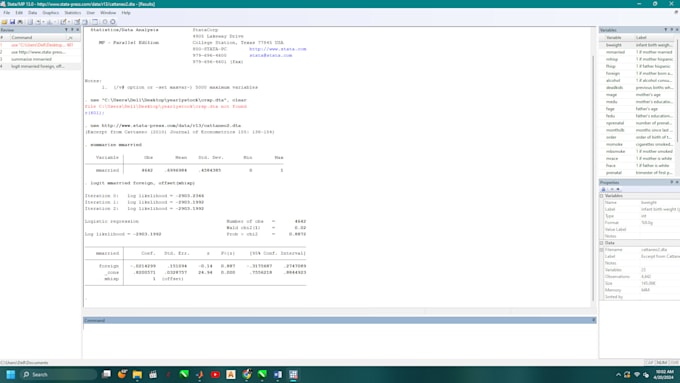 Perform statistical data analysis and report in stata, r studio, eviews and spss by Satobonface ...