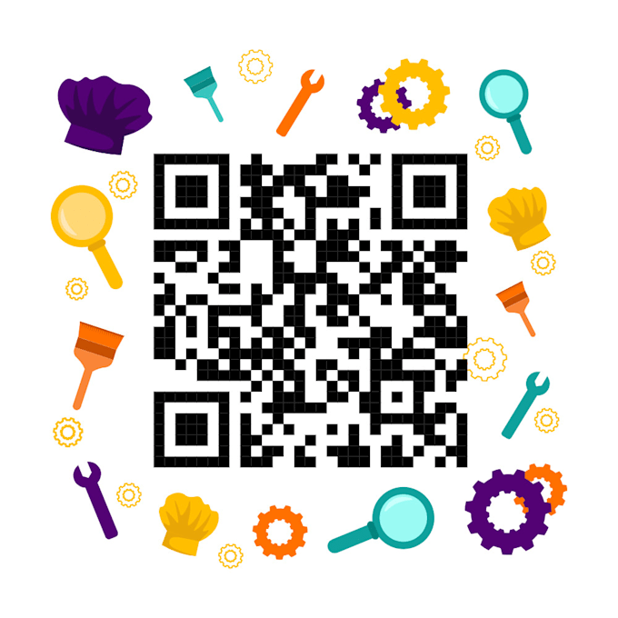 Custom qr code design and qr code by Fammadesigns88 | Fiverr