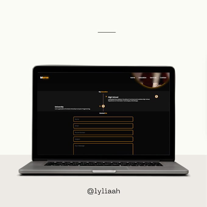 Build a custom portfolio website by Merve279 | Fiverr Build a custom portfolio website by Merve279 | Fiverr