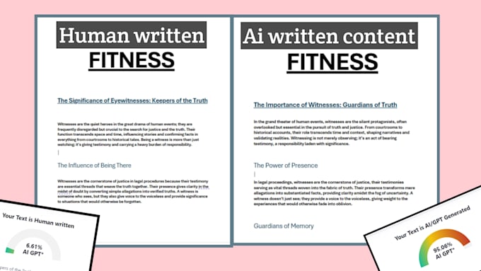 Convert ai written content into human writing with good vocabulary by ...