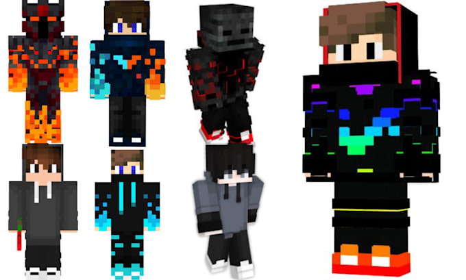 Create minecraft skins for you by Abdulhannan954 | Fiverr